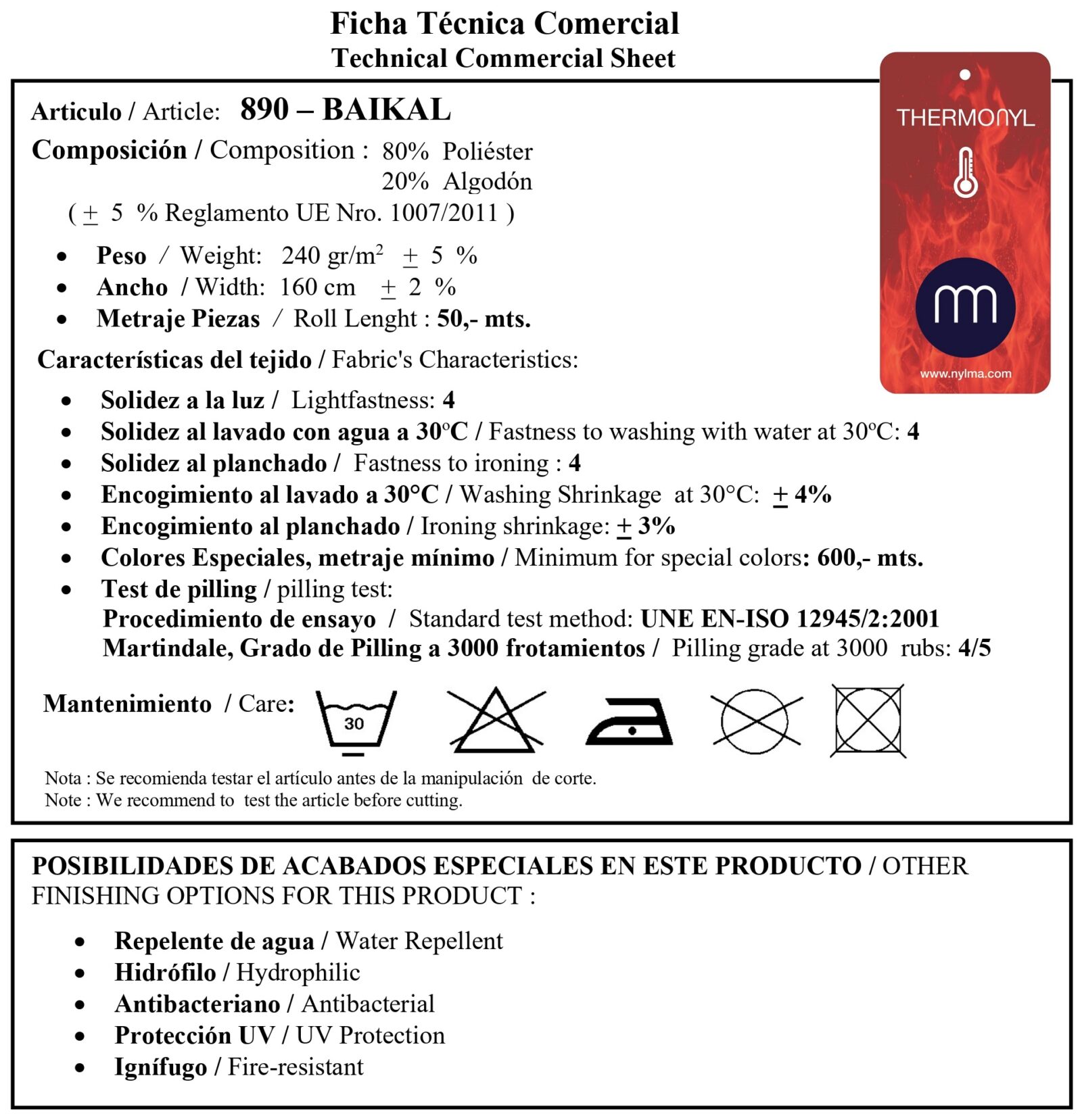 BAIKAL – Manufacturas Nylma