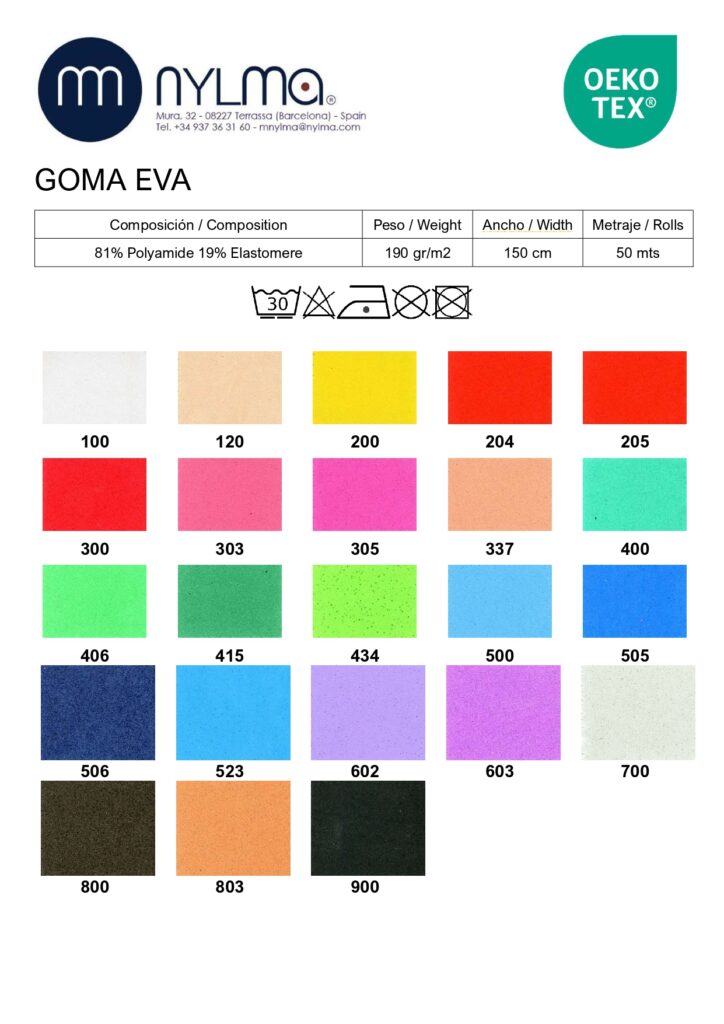 GOMA EVA – Manufacturas Nylma