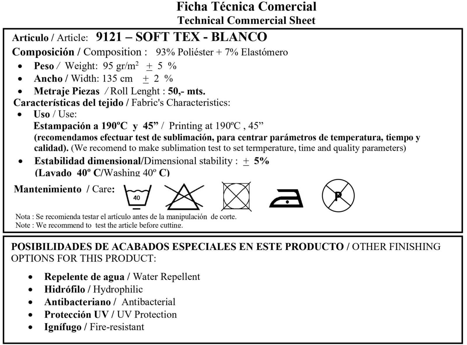 SOFT TEX – Manufacturas Nylma